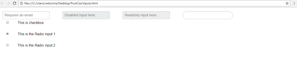 Pure CSS - Inputs | i2tutorials