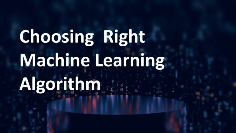 Confused About Choosing The Right Machine Learning Algorithm I2tutorials 6511