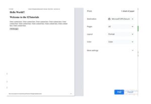 CSS page-break-after property | i2tutorials