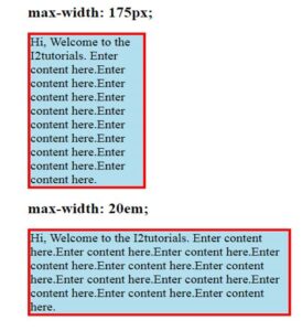 CSS max-width | i2tutorials