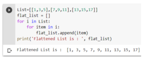 How to make a flat list out of a list of lists in Python? - Part 1 | i2tutorials