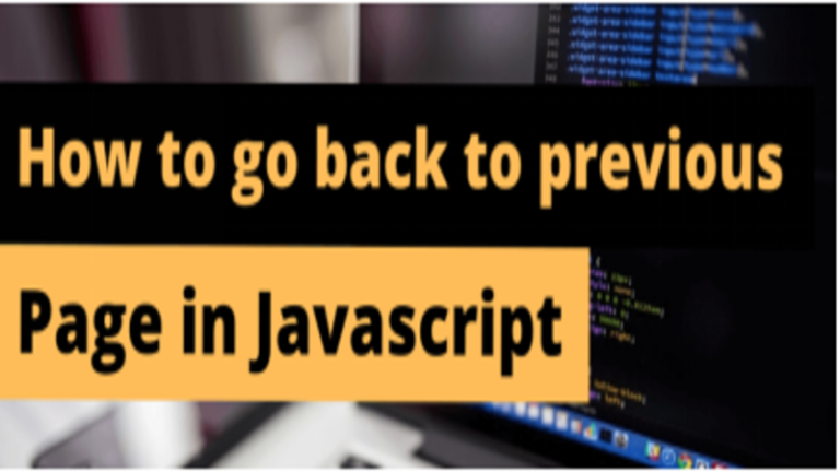 Go Back to Previous Page | i2tutorials