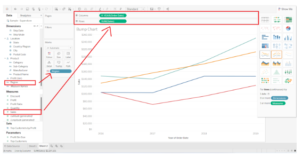 Tableau Bump Chart | i2tutorials