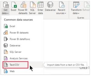 Power BI - Connect to CSV files | i2tutorials