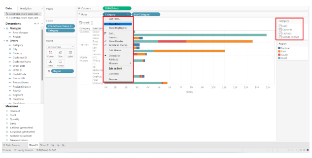 Tableau Filtering | i2tutorials