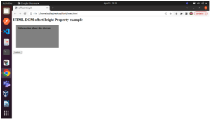 JavaScript offsetHeight | i2tutorials