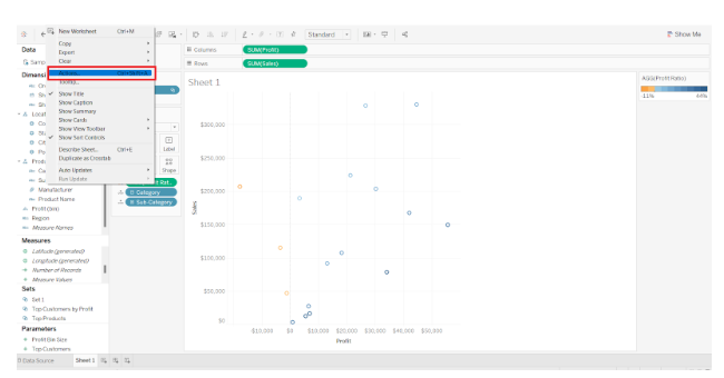 Tableau Sets | i2tutorials