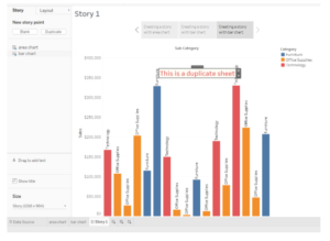 Tableau Creating story | i2tutorials