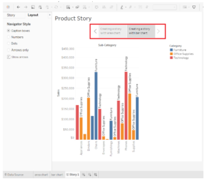 Tableau Creating story | i2tutorials