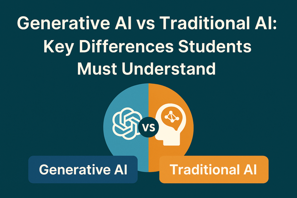 Generative AI vs. Traditional AI: Key Differences Students Must ...